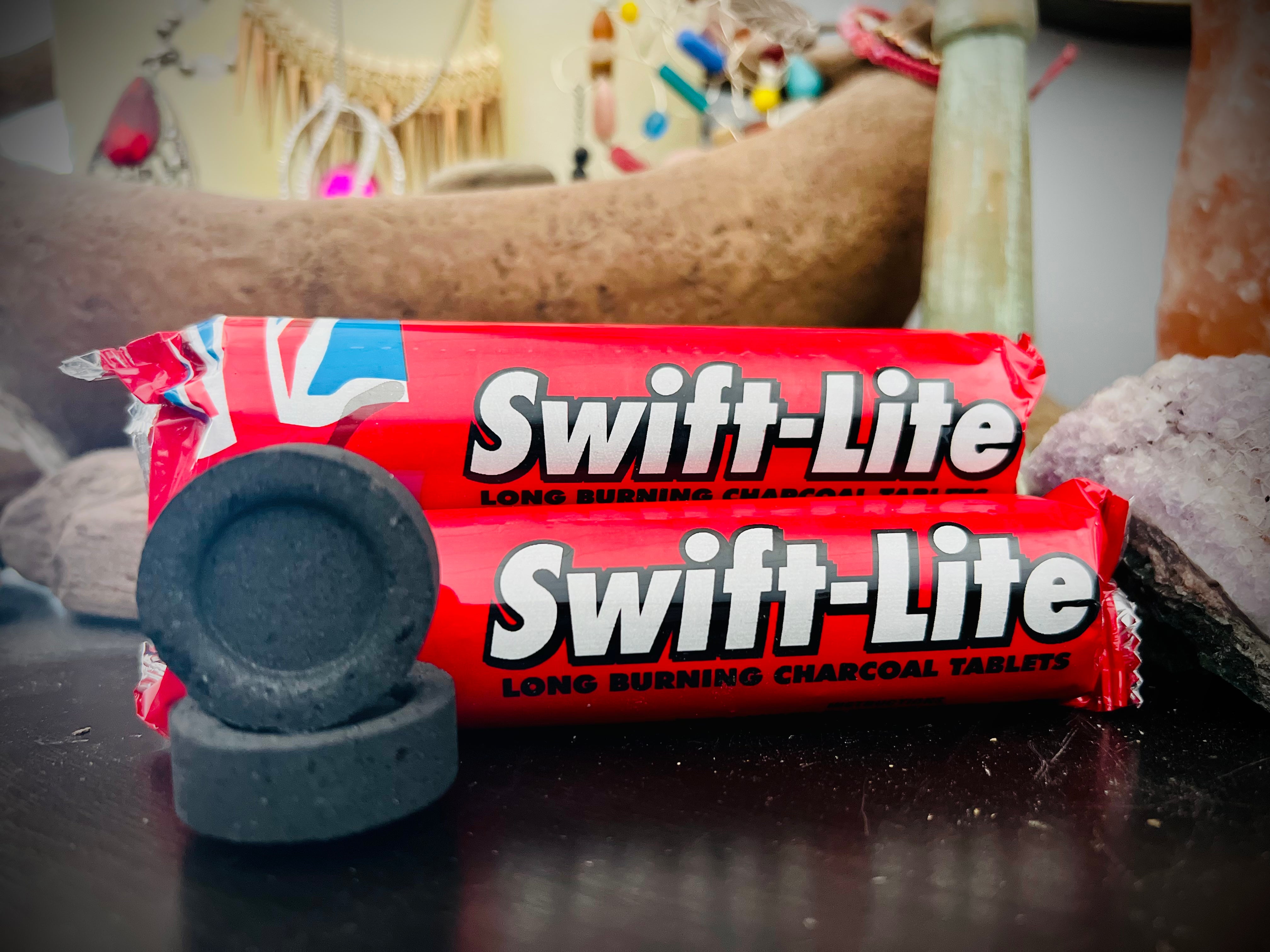 Swift-Light Charcoal Tablets (Package contains 10 tablets) 33mm ...